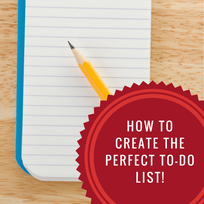 How To Create the Perfect To-Do List